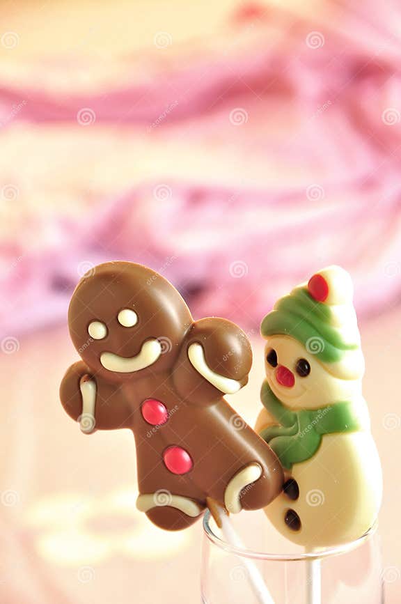 Gingerbread Man and Snowman Stock Photo - Image of sweet, cookies: 27968258
