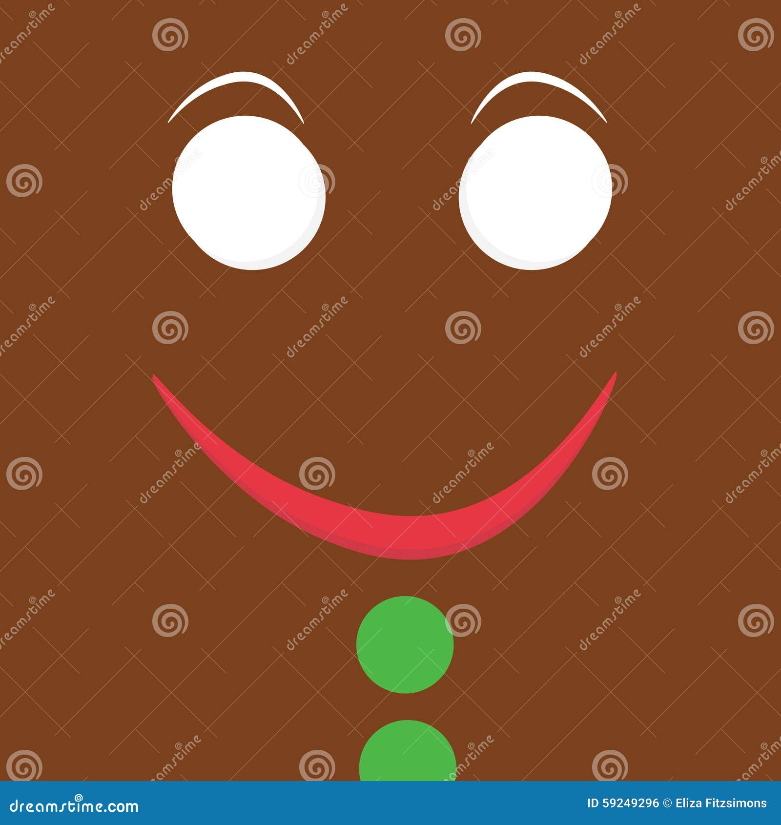 Gingerbread Man stock vector. Illustration of holiday - 59249296