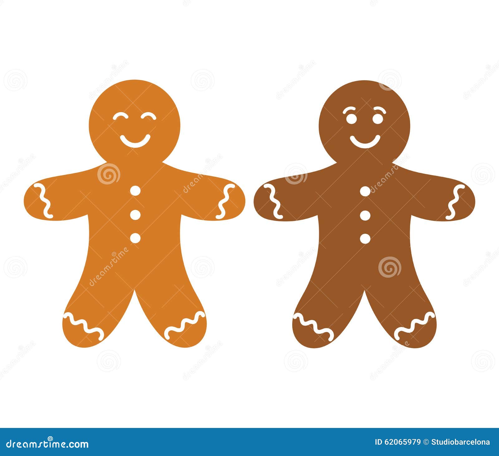 Gingerbread Man Stock Vector Illustration Of People 62065979
