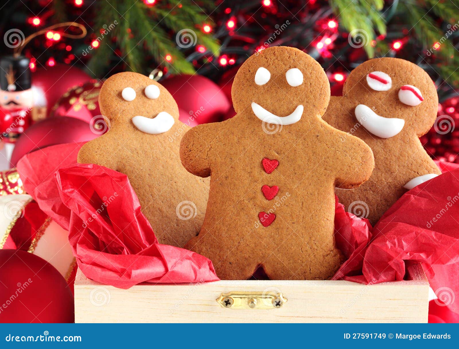 Gingerbread men stock image. Image of smiling, closeup - 27591749