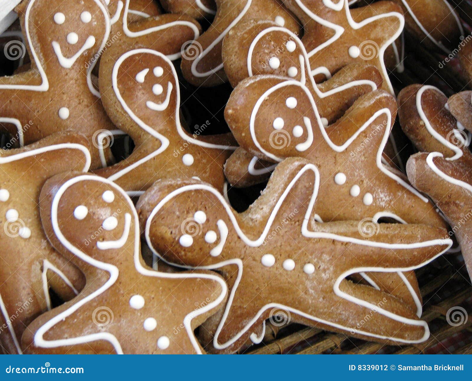 Gingerbread Men stock photo. Image of happy, biscuits - 8339012