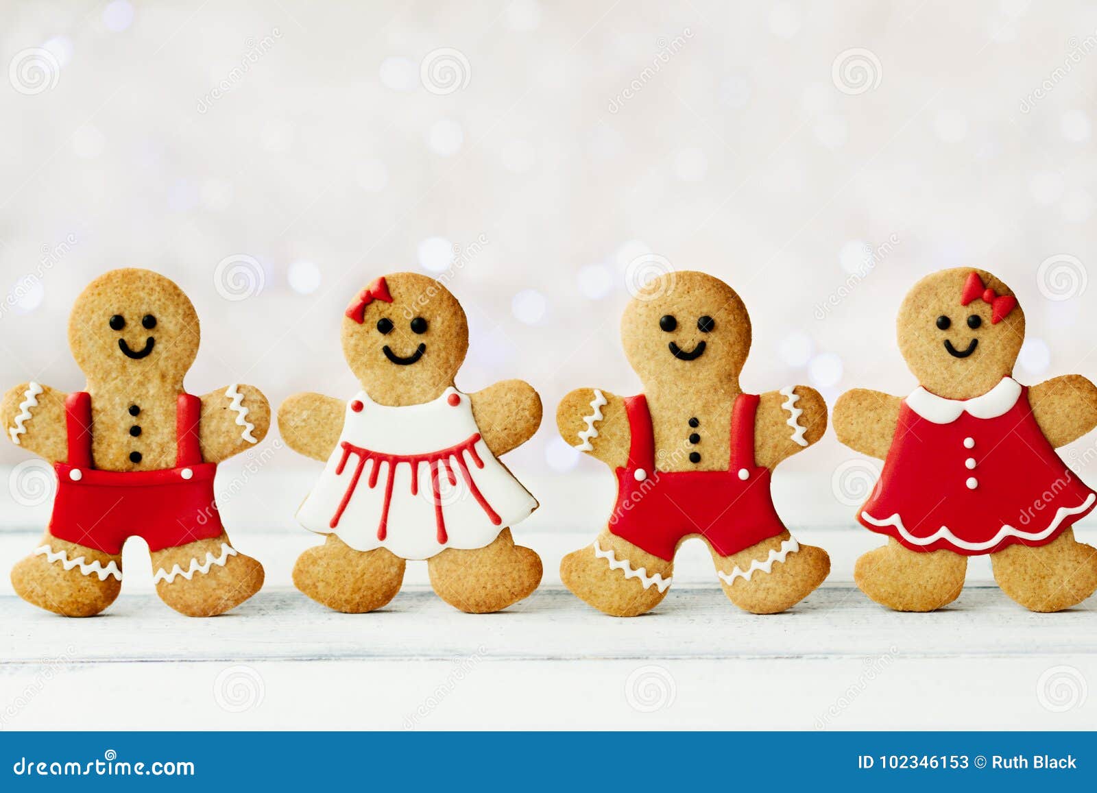 Gingerbread men stock image. Image of space, festive - 102346153