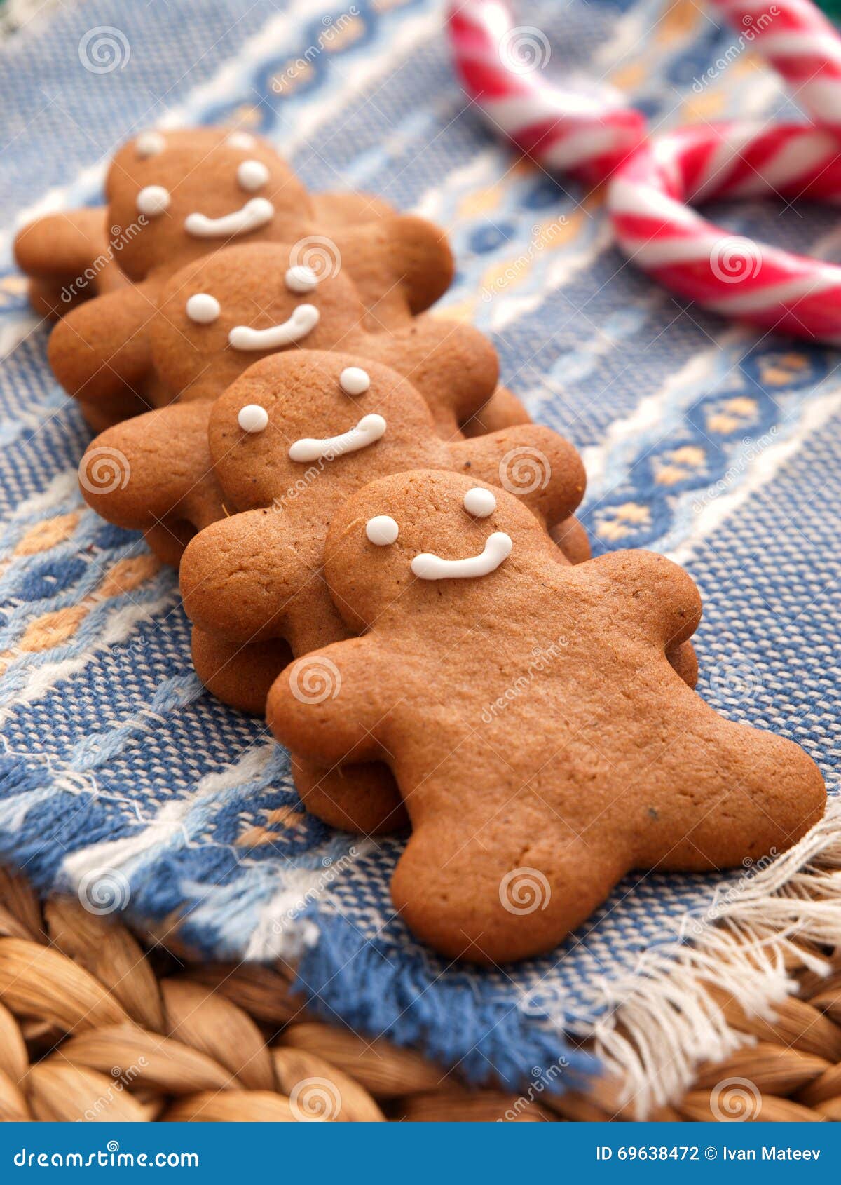 Gingerbread men stock photo. Image of gingerbread, baked - 69638472