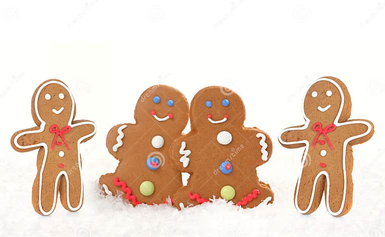 Gingerbread Men and Women stock image. Image of white - 12057779
