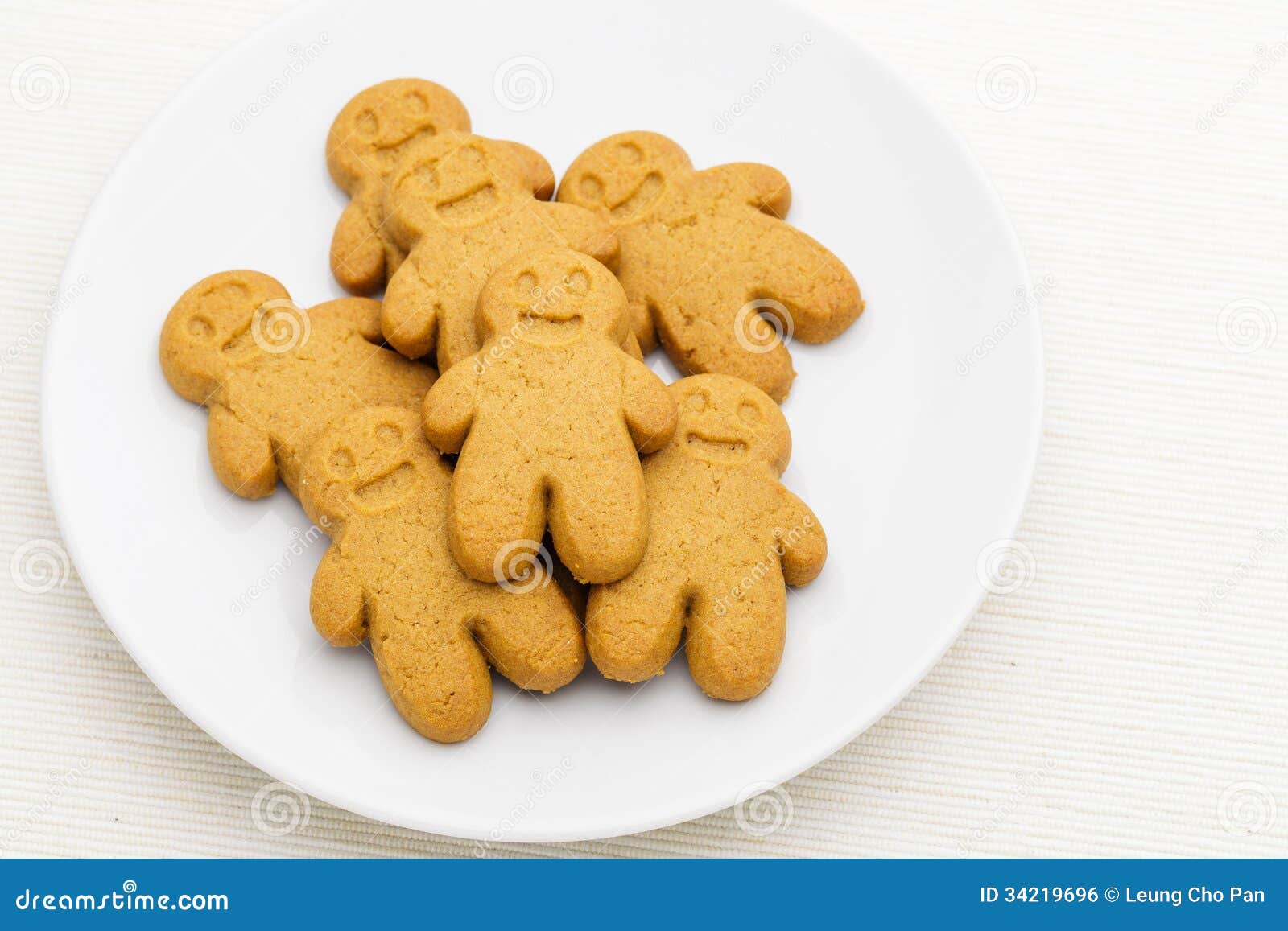 Gingerbread on plate stock photo. Image of gingerbread - 34219696