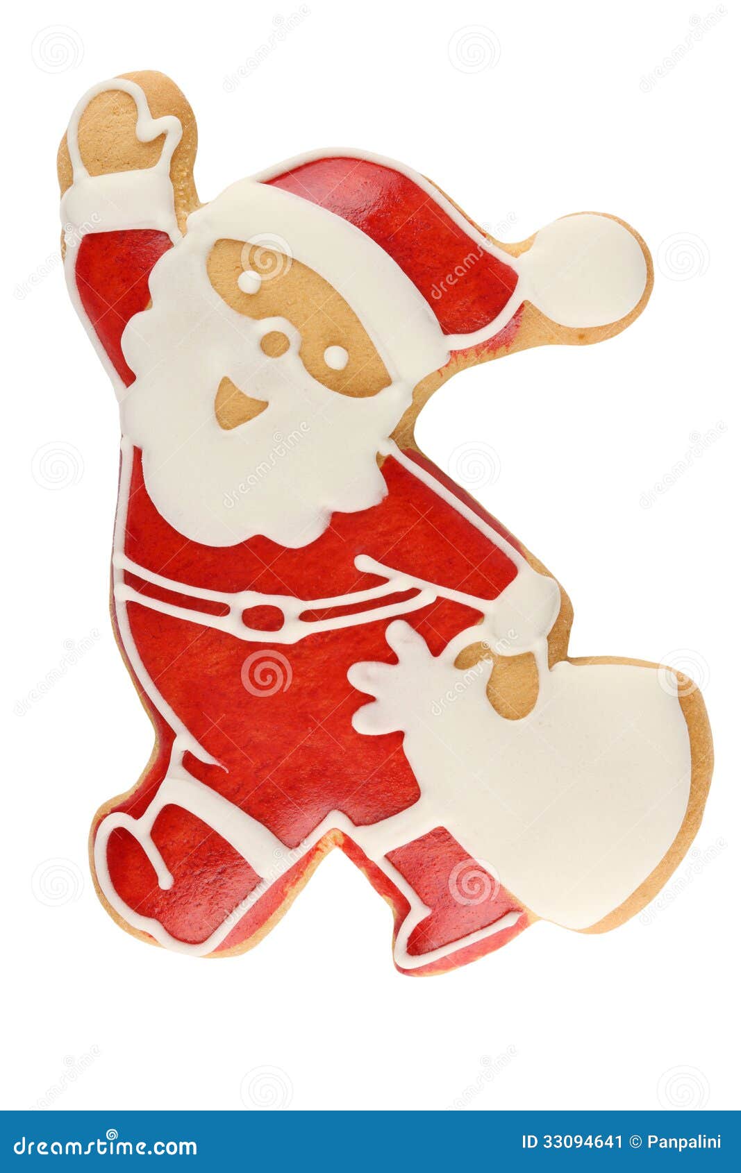 Gingerbread Santa Claus stock image. Image of brown, ginger - 33094641