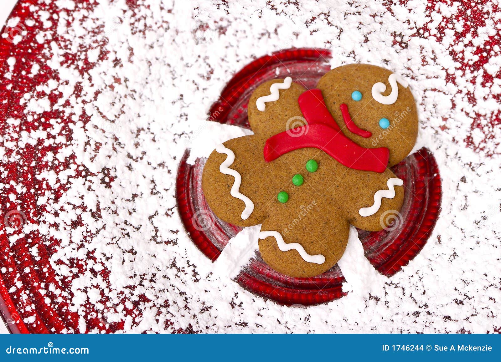 Gingerbread Snow Angel stock photo. Image of baked, gingerbread - 1746244