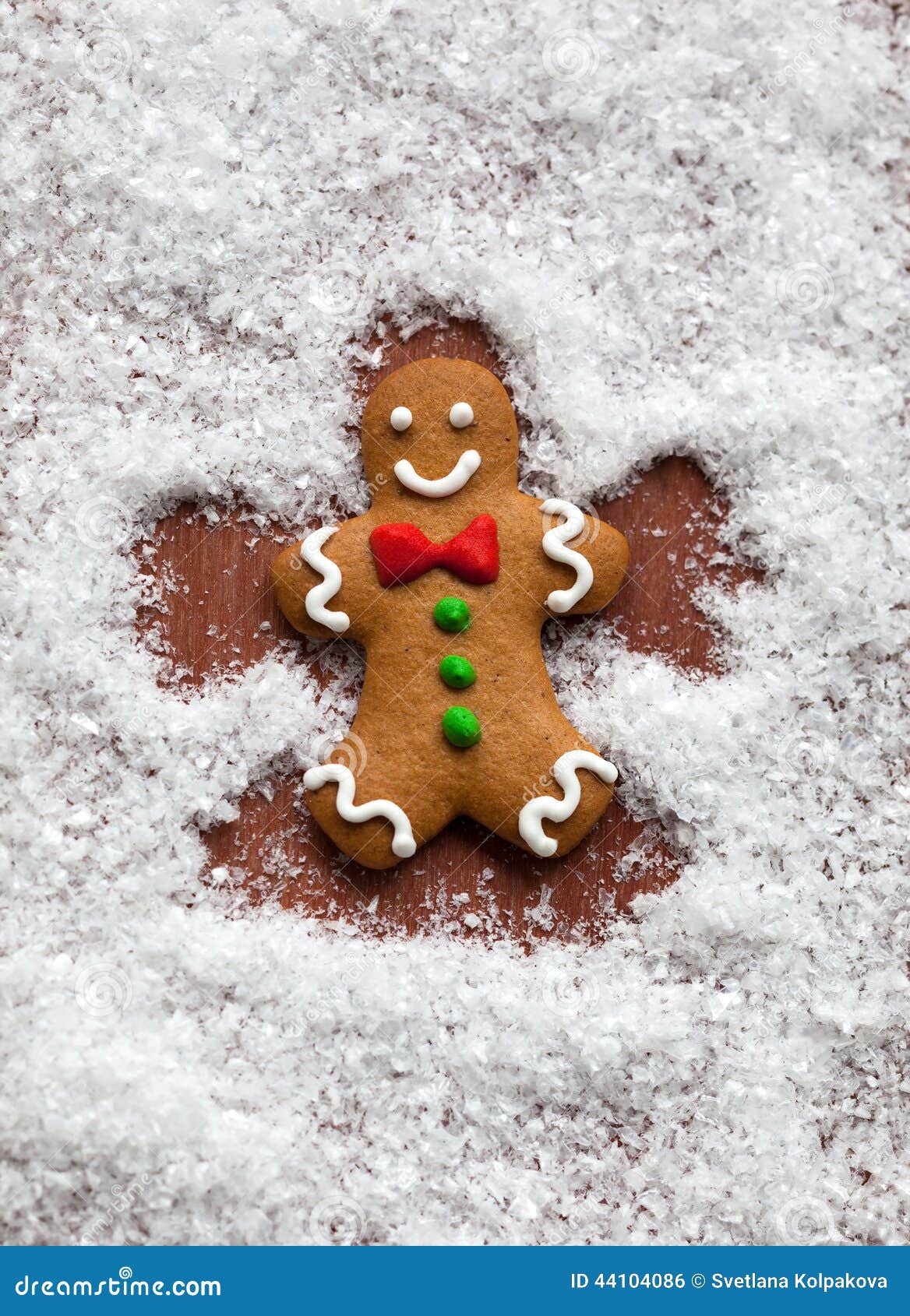 Gingerbread Snow Angel stock photo. Image of ginger, decorative - 44104086