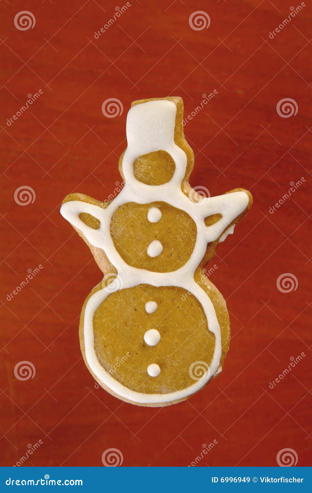 Gingerbread snowman stock image. Image of ginger, decorative - 6996949