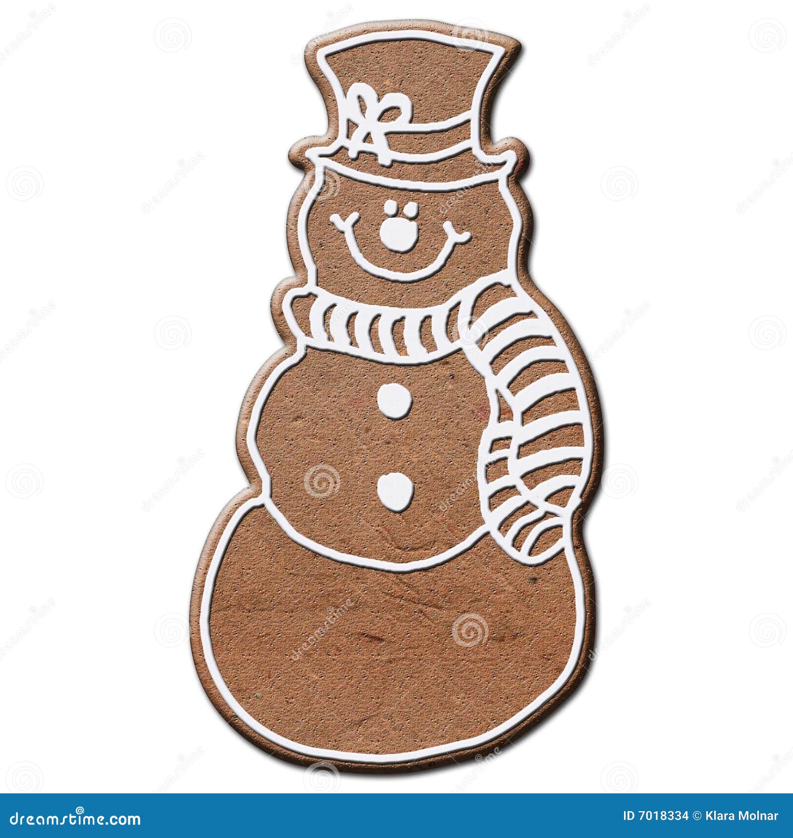 Gingerbread Snowman Stock Images - Image: 7018334