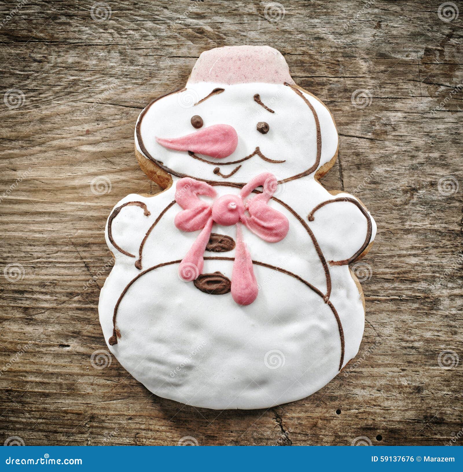 Gingerbread snowman stock photo. Image of holiday, decoration - 59137676