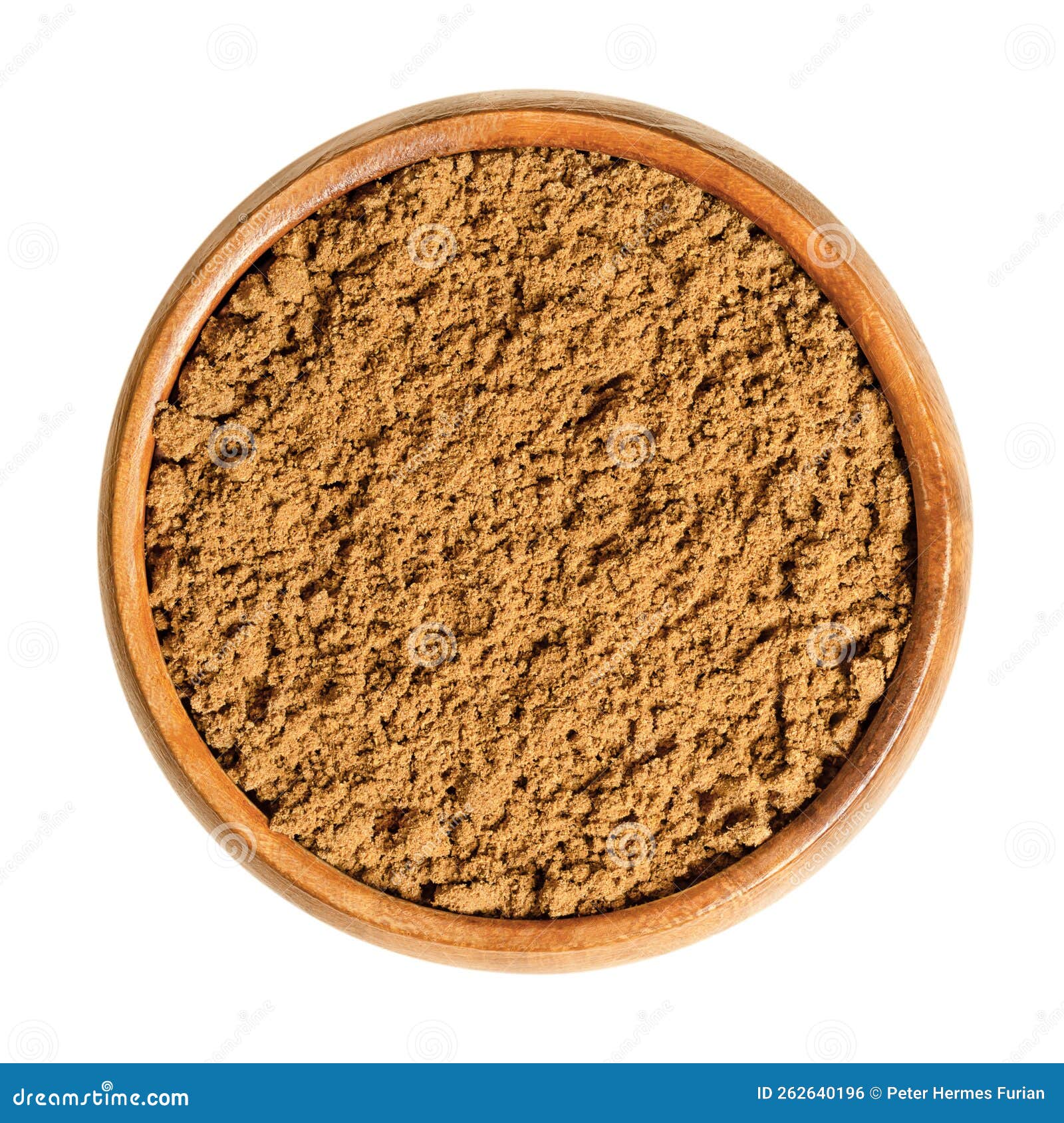 Gingerbread Spice, Finely Ground Spice Mix, in a Wooden Bowl Stock ...