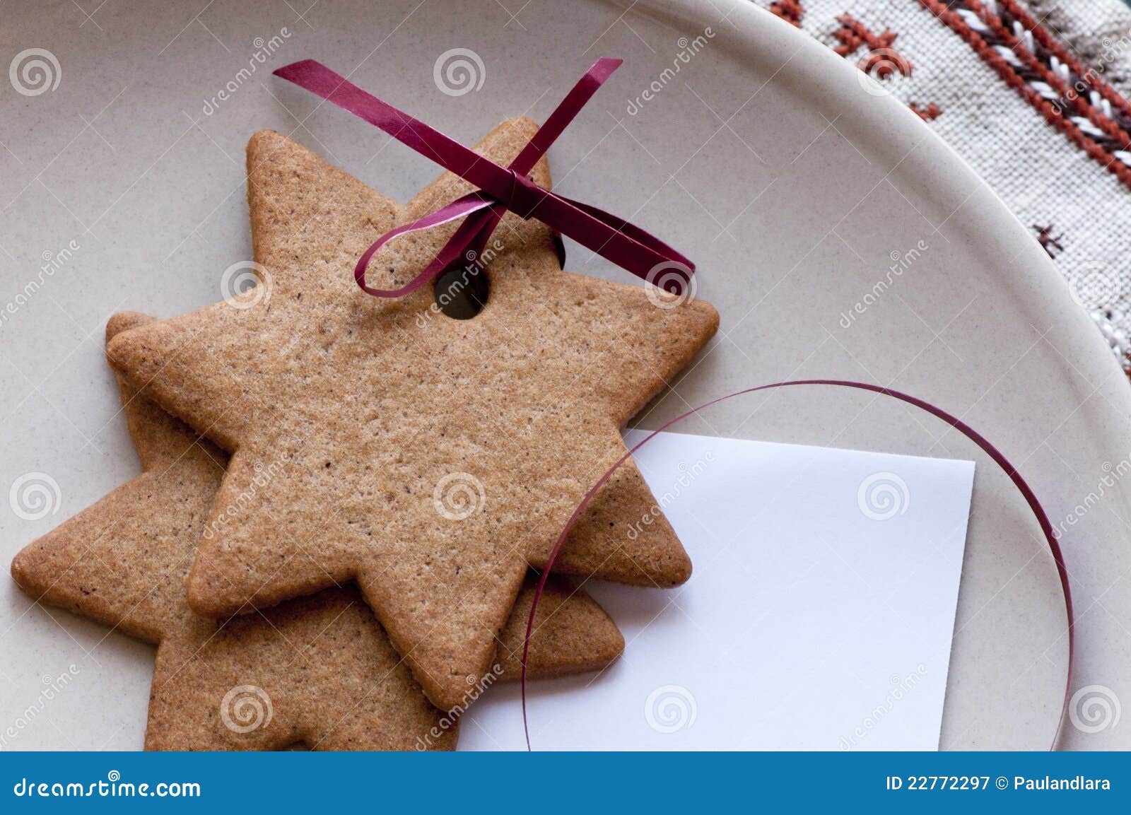 Gingerbread star cookie stock image. Image of cookie - 22772297