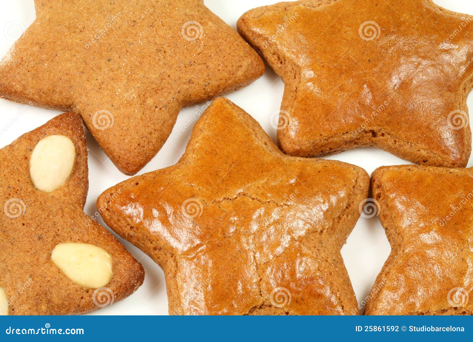Gingerbread stars stock photo. Image of food, baked, bread - 25861592