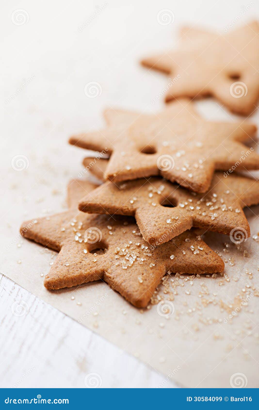 Gingerbread Stars stock image. Image of christmas, sweet - 30584099
