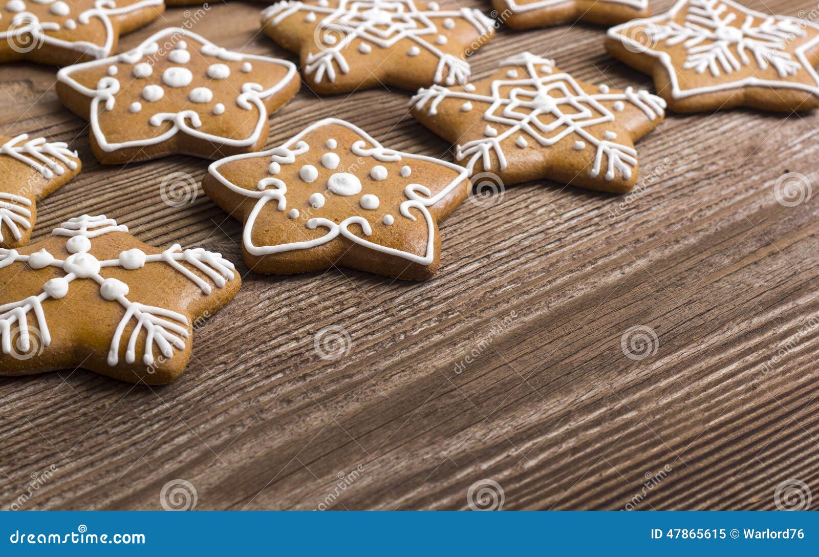 Gingerbread Stars with Spices Stock Image - Image of spice, ornamented ...