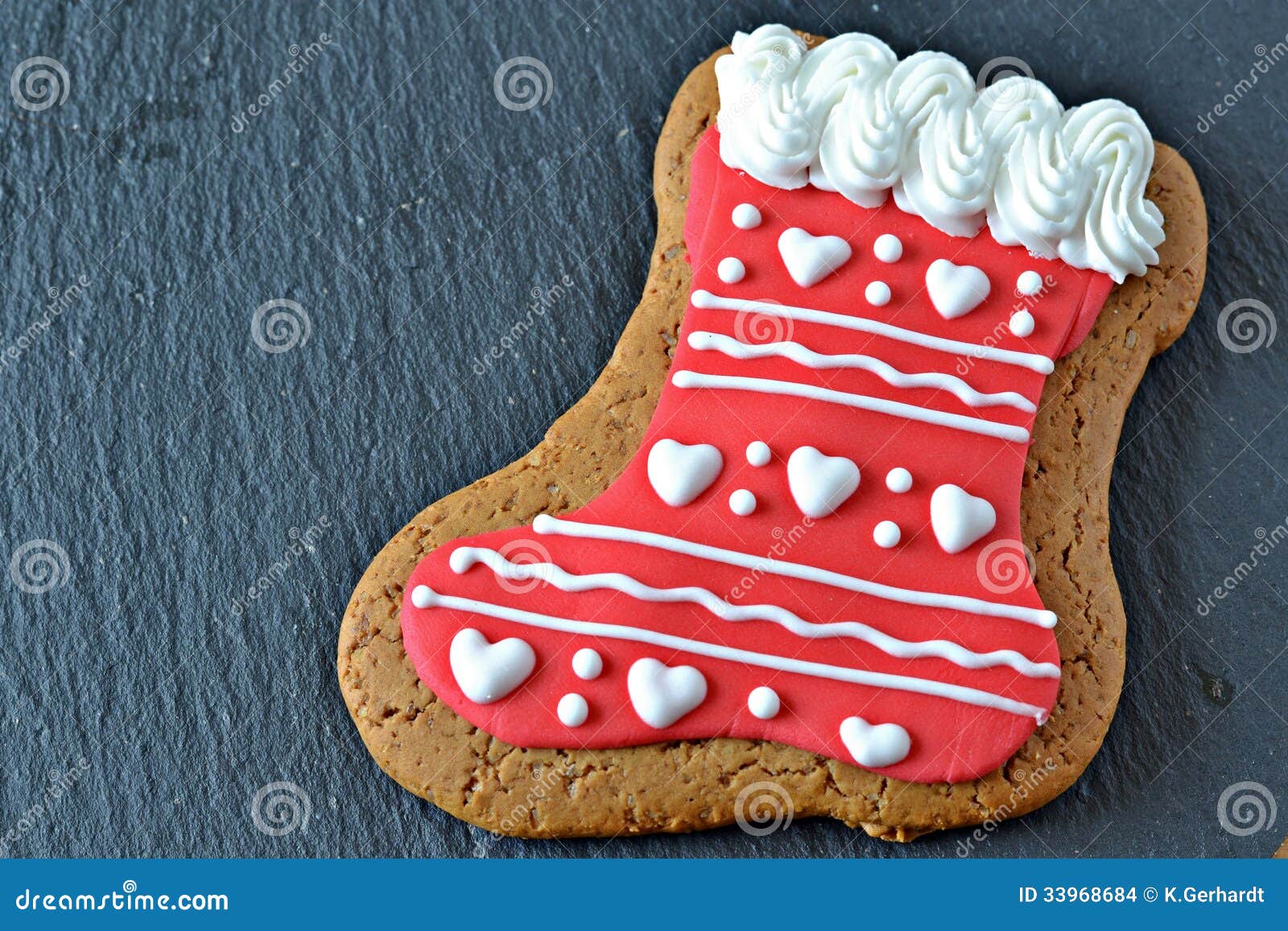 Gingerbread stocking stock photo. Image of delicious - 33968684