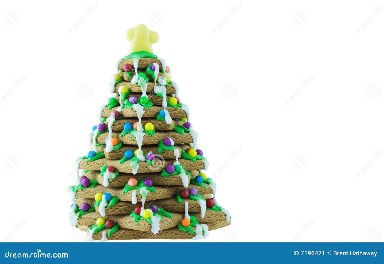 Gingerbread Tree stock image. Image of treat, candy, decorated - 7196421