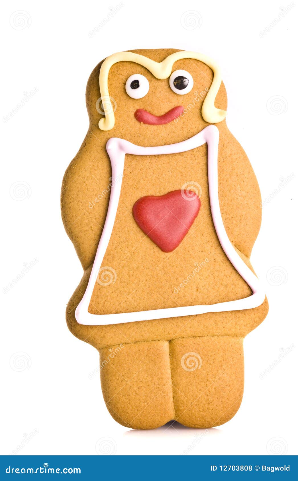 Gingerbread woman stock photo. Image of decorated, baked - 12703808