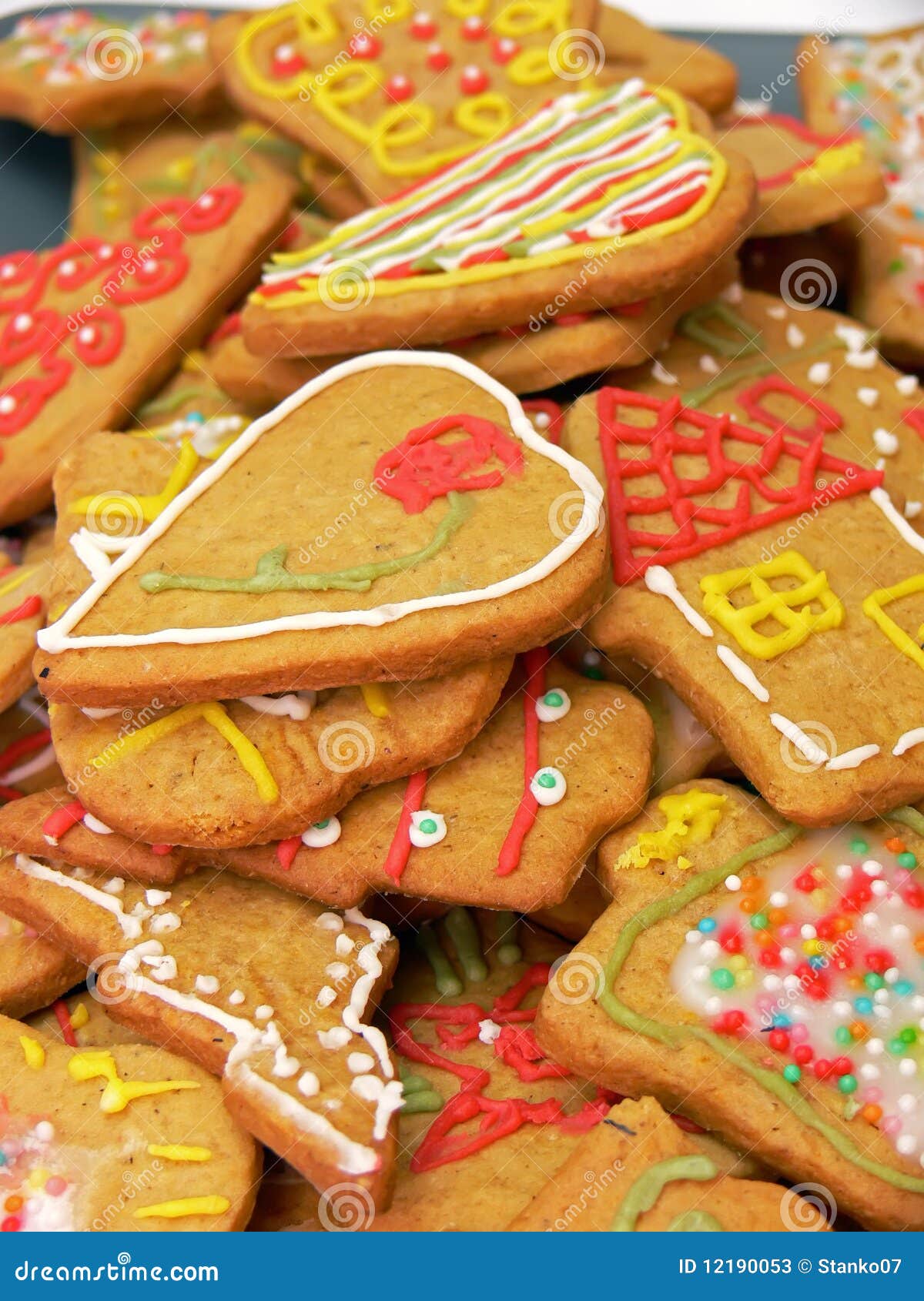 Gingerbreads stock image. Image of dough, aroma, calories - 12190053