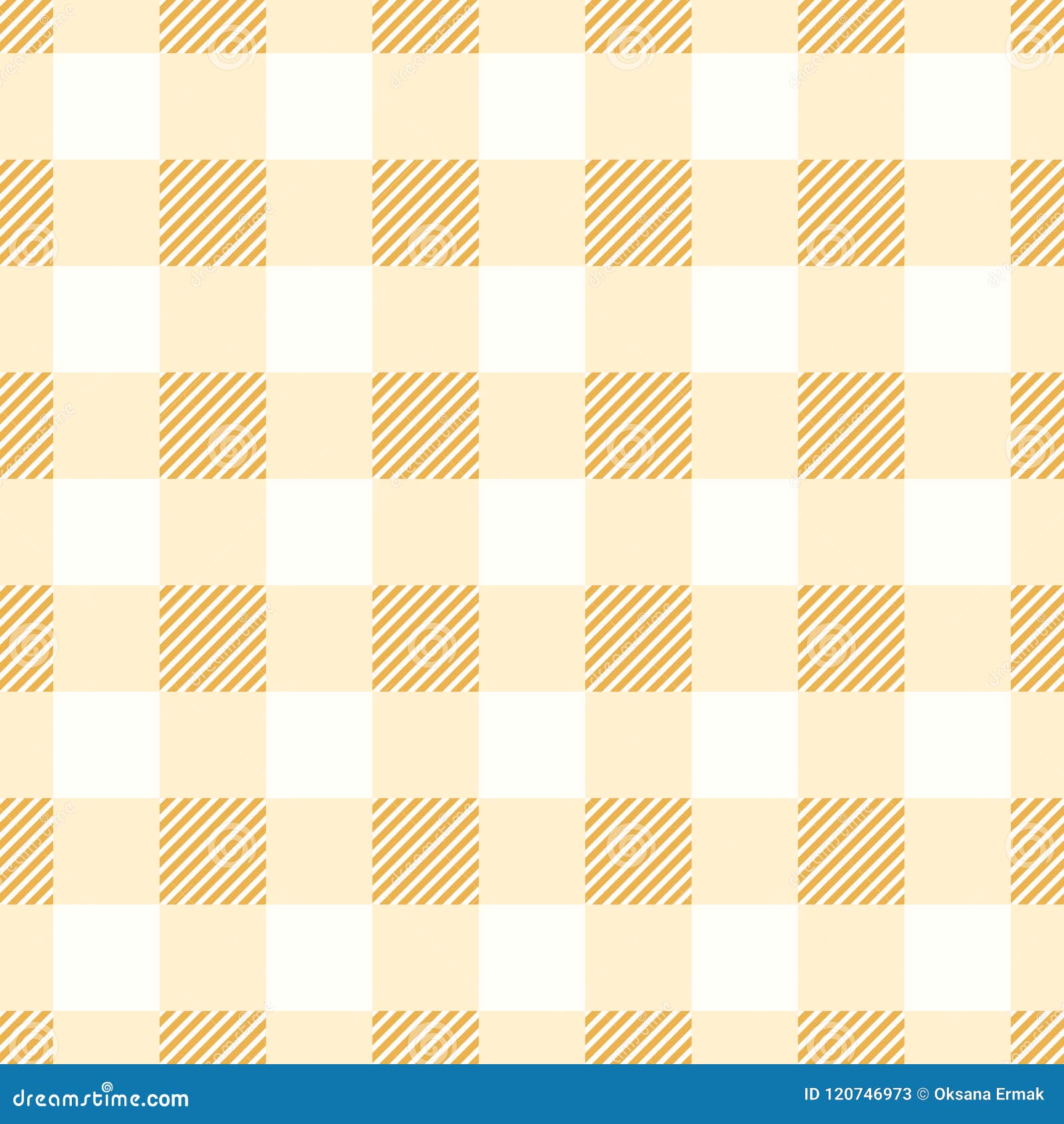 Gingham Checkered Seamless Pattern Stock Illustration - Illustration of ...