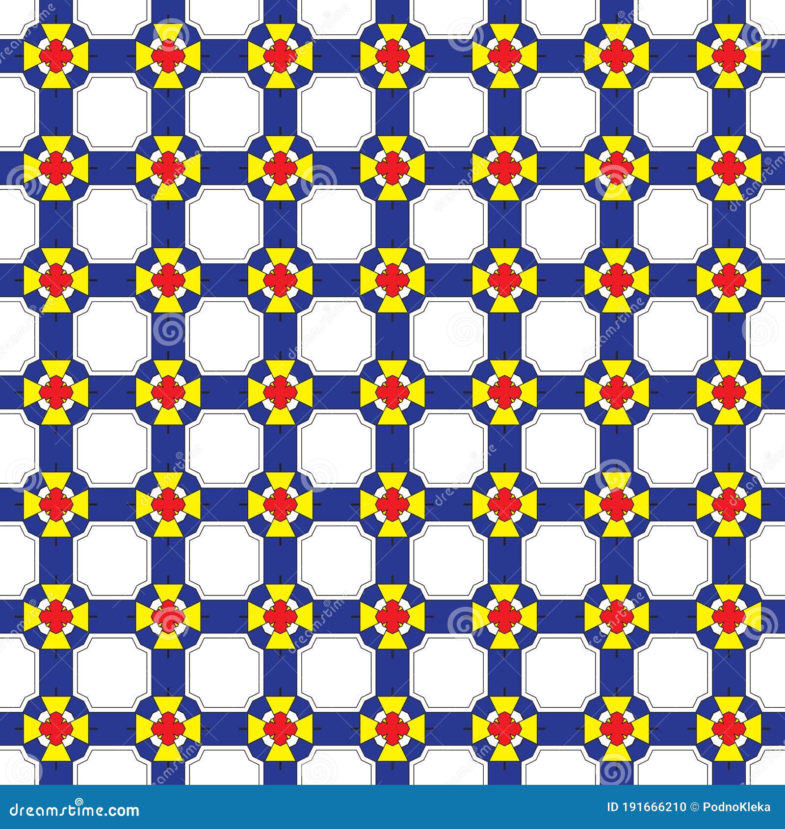 Abstract Object Checkered Geometric Grid Fashion Seamless Colorful ...