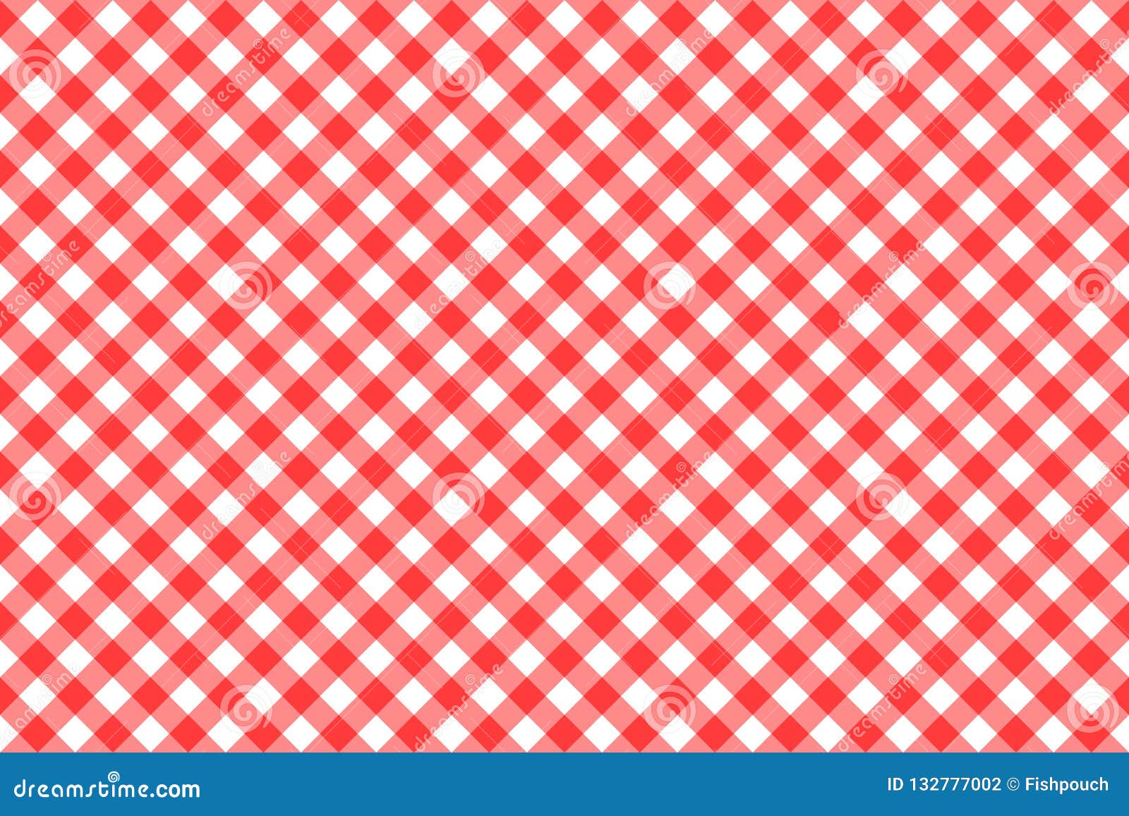 Gingham Red Checkered Seamless Pattern. Plaid Repeat Design Background ...
