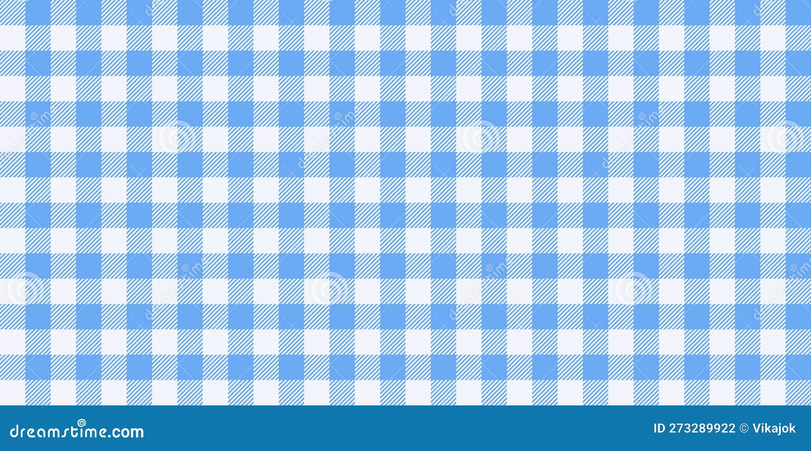 Gingham Seamless Pattern. Light Blue and White Vichy Background Texture ...