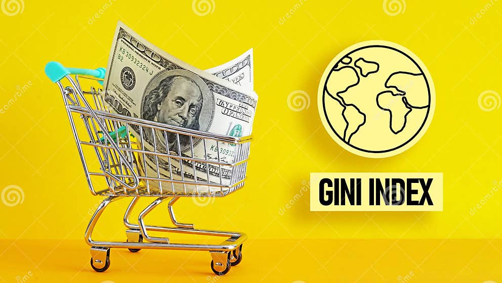 Gini Index or Gini Coefficient is Shown Using the Text Stock Image ...