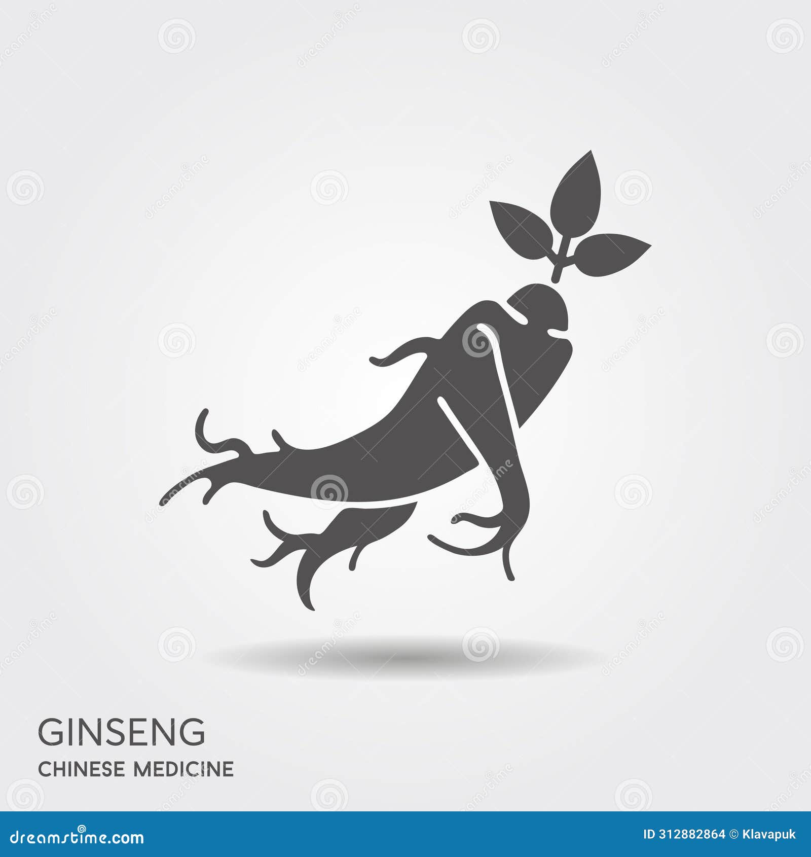 Ginseng Logo Design Template And Symbol Icon Vector Illustration ...