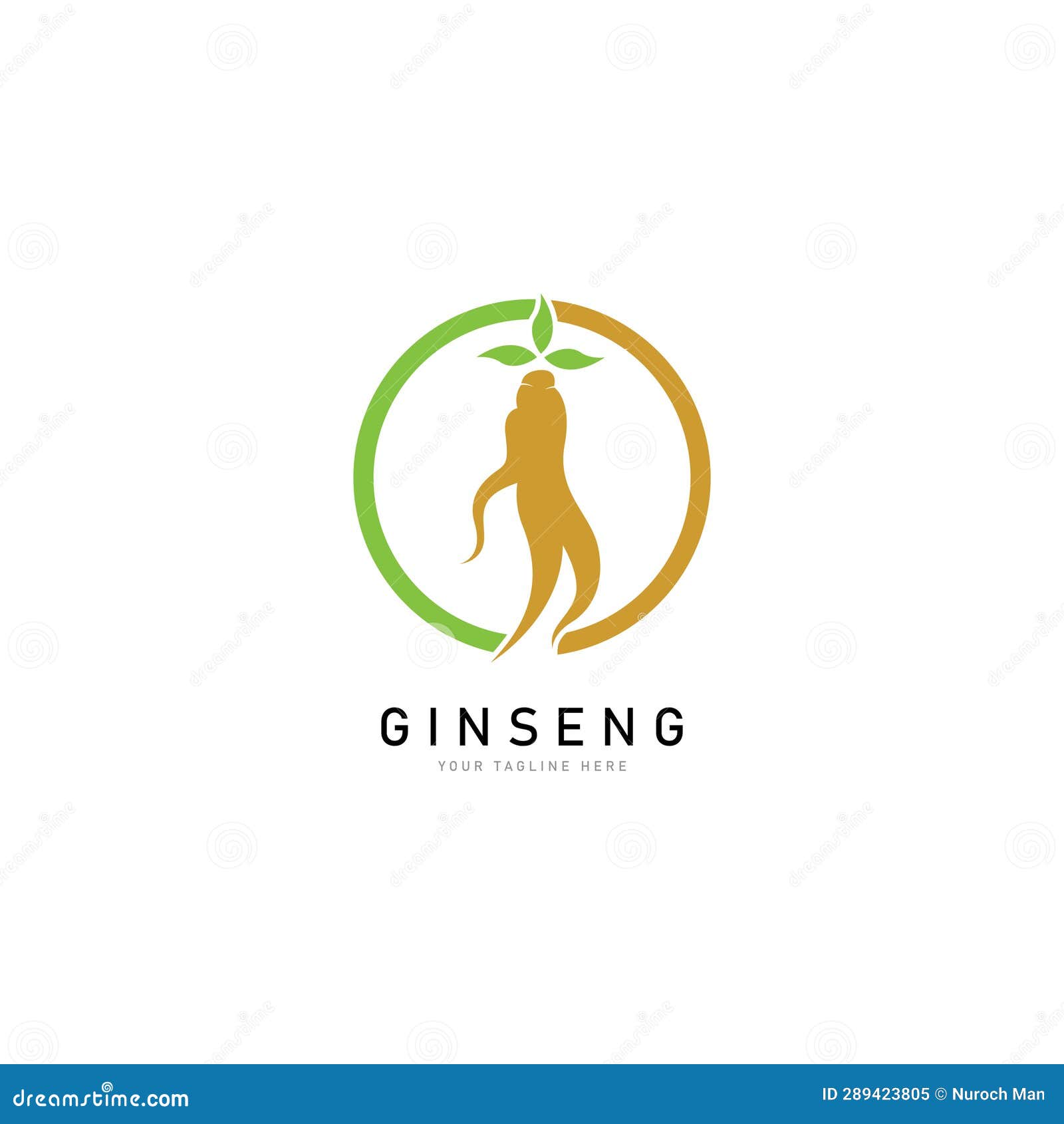 Ginseng Vector Icon Illustration Design Template Stock Illustration ...