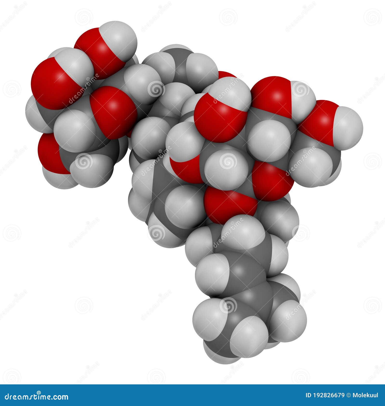 Ginsenoside Rg1 Ginseng Molecule. 3D Rendering Stock Image ...