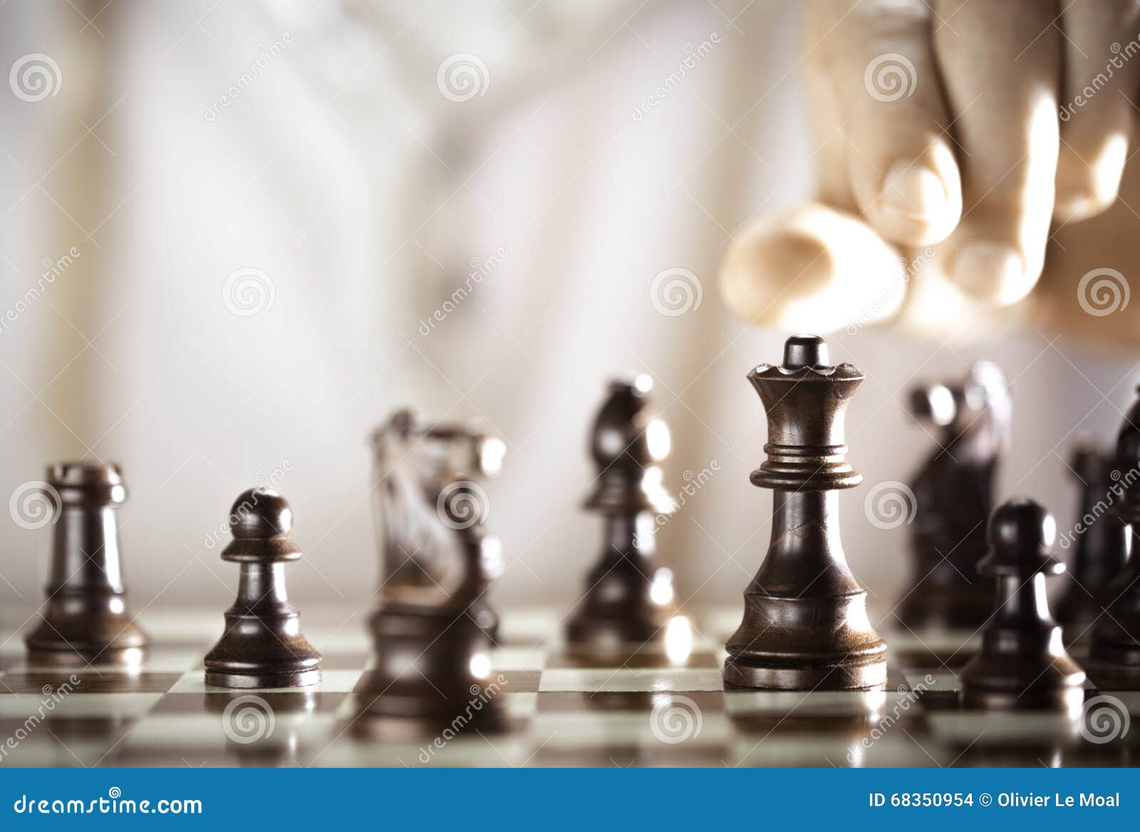 Giocatore di scacchi fotografia stock. Immagine di intelligenza - 68350954