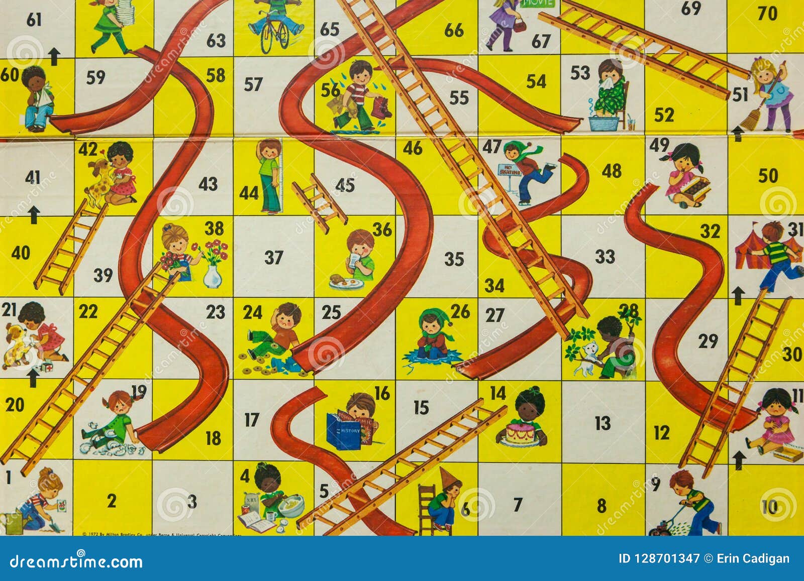 Giochi Da Tavolo Degli Anni 80 - Scivoli E Scale Fotografia Editoriale ...