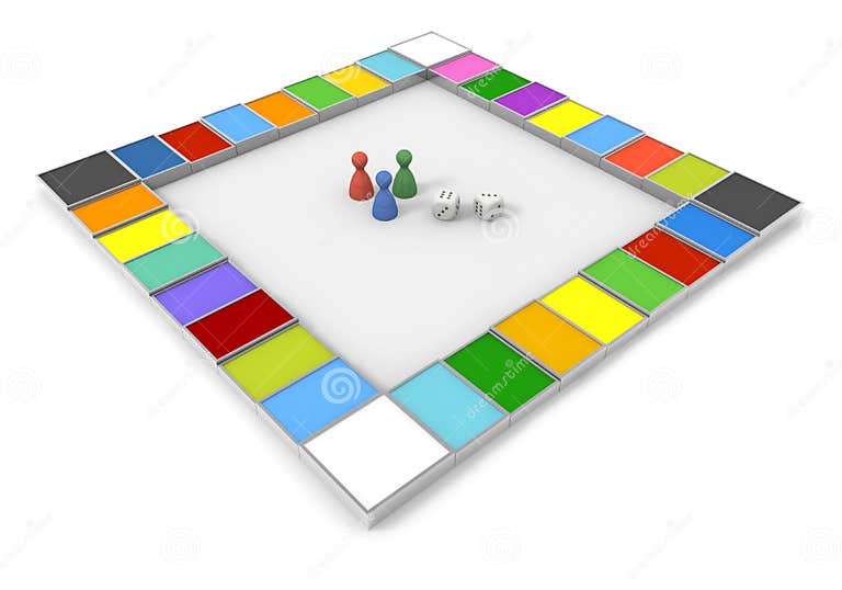 Gioco da tavolo/dadi illustrazione di stock. Illustrazione di dadi ...