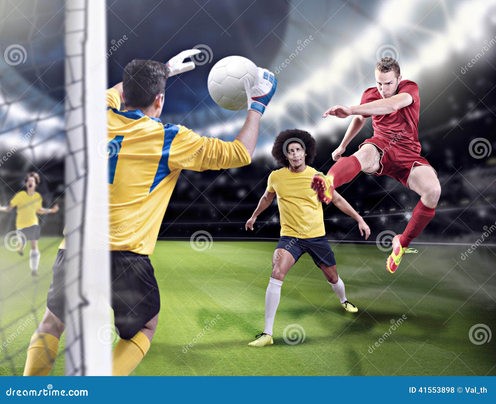 GIOCO DEL CALCIO (3) fotografia stock. Immagine di lega - 41553898