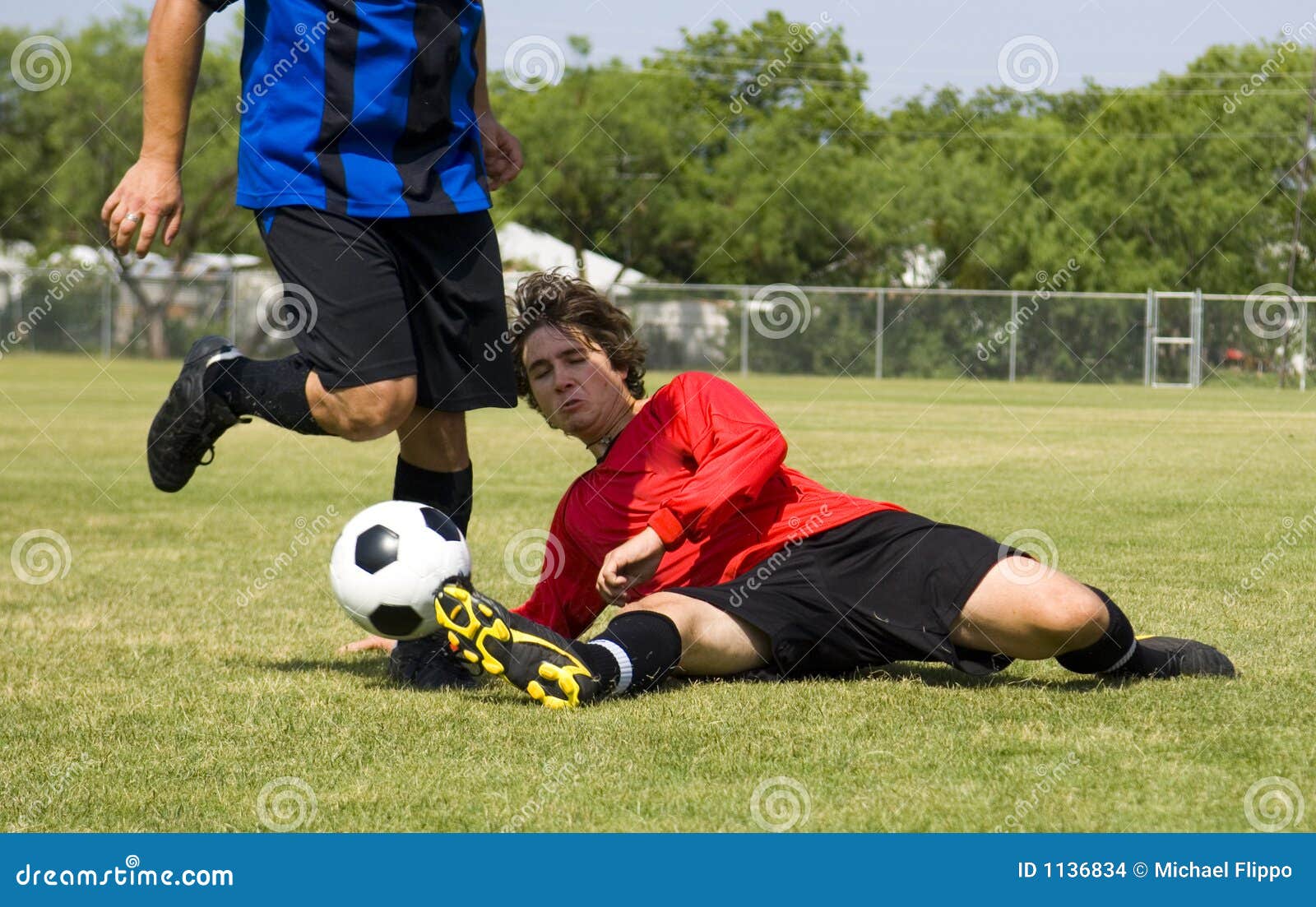 Gioco Del Calcio - Calcio - Attrezzatura! Fotografia Stock - Immagine ...