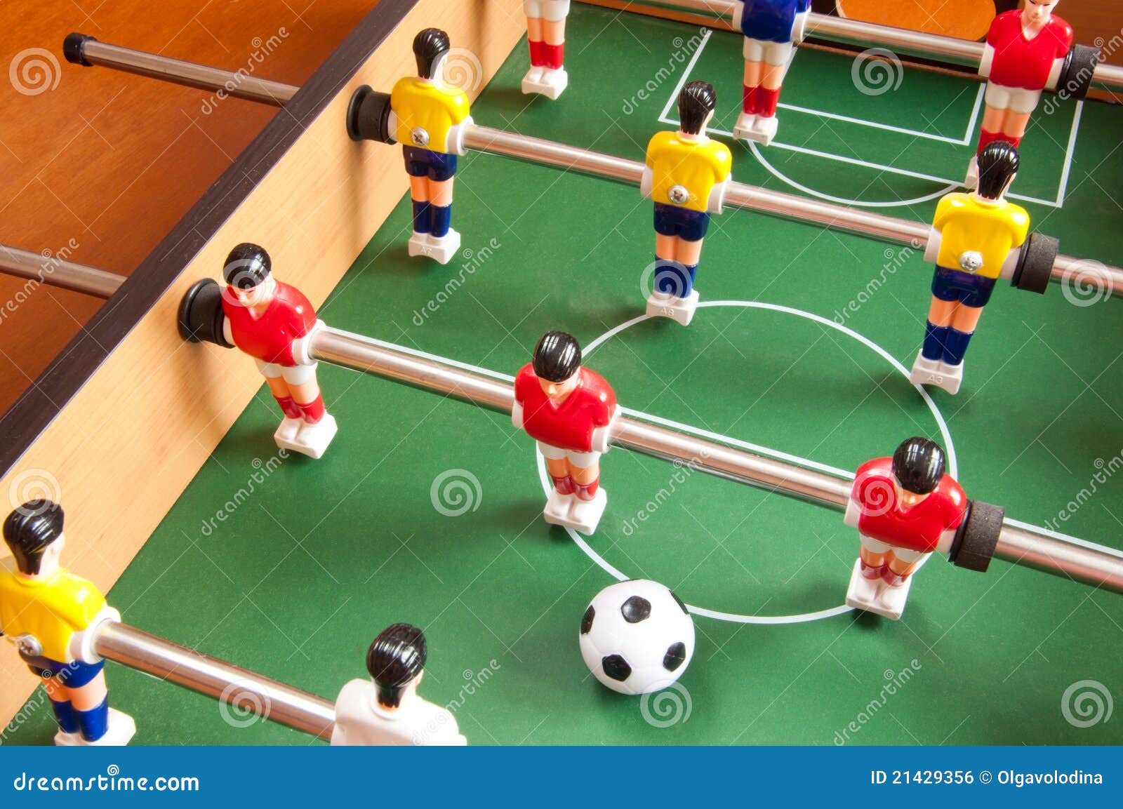 Gioco Del Calcio Della Tabella Fotografia Stock - Immagine di ...
