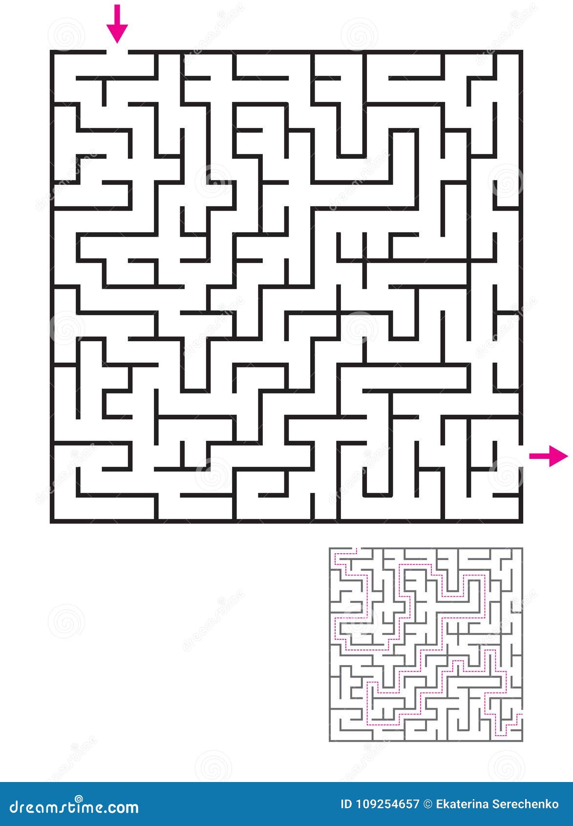 Gioco Del Labirinto Del Labirinto Con La Soluzione Percorso Del ... Gioco Del Labirinto Del Labirinto Con La Soluzione Percorso Del ...