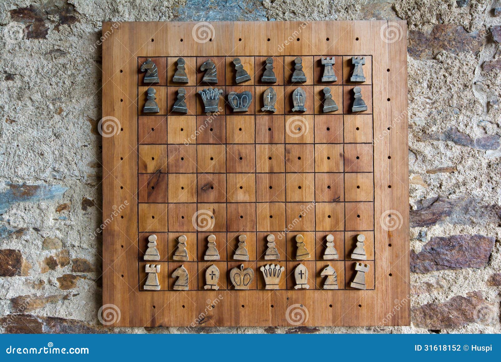 Gioco Di Scacchi - Castello Velhartice Fotografia Stock - Immagine di ...