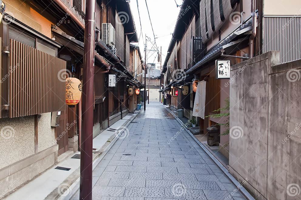 Gion district,Japan editorial stock photo. Image of architecture - 23102158