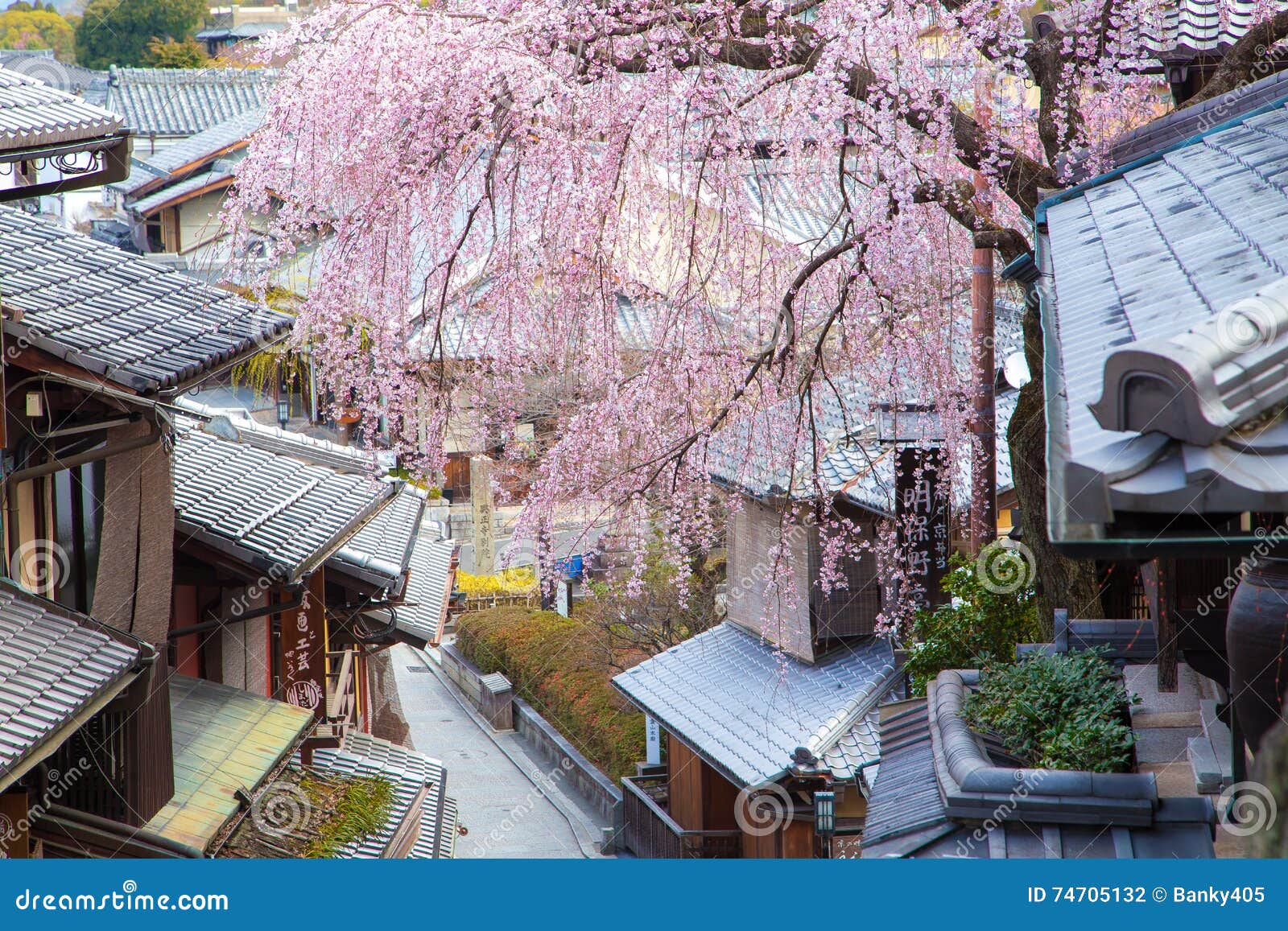Gion district in Kyoto stock photo. Image of buddhism - 74705132