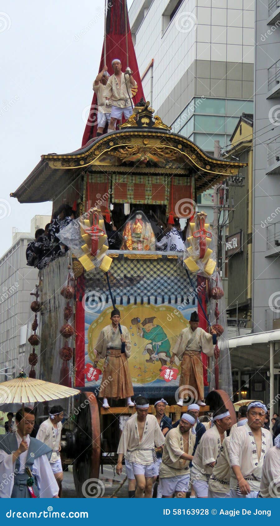 Gion Matsuri in Kyoto editorial stock photo. Image of japan - 58163928
