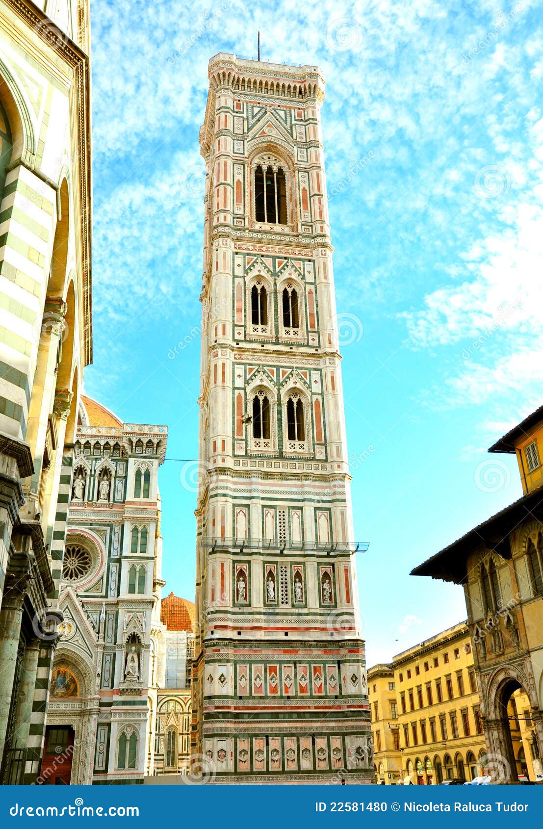 Giotto S Tower in Florence, Italy Stock Photo - Image of design, belfry ...
