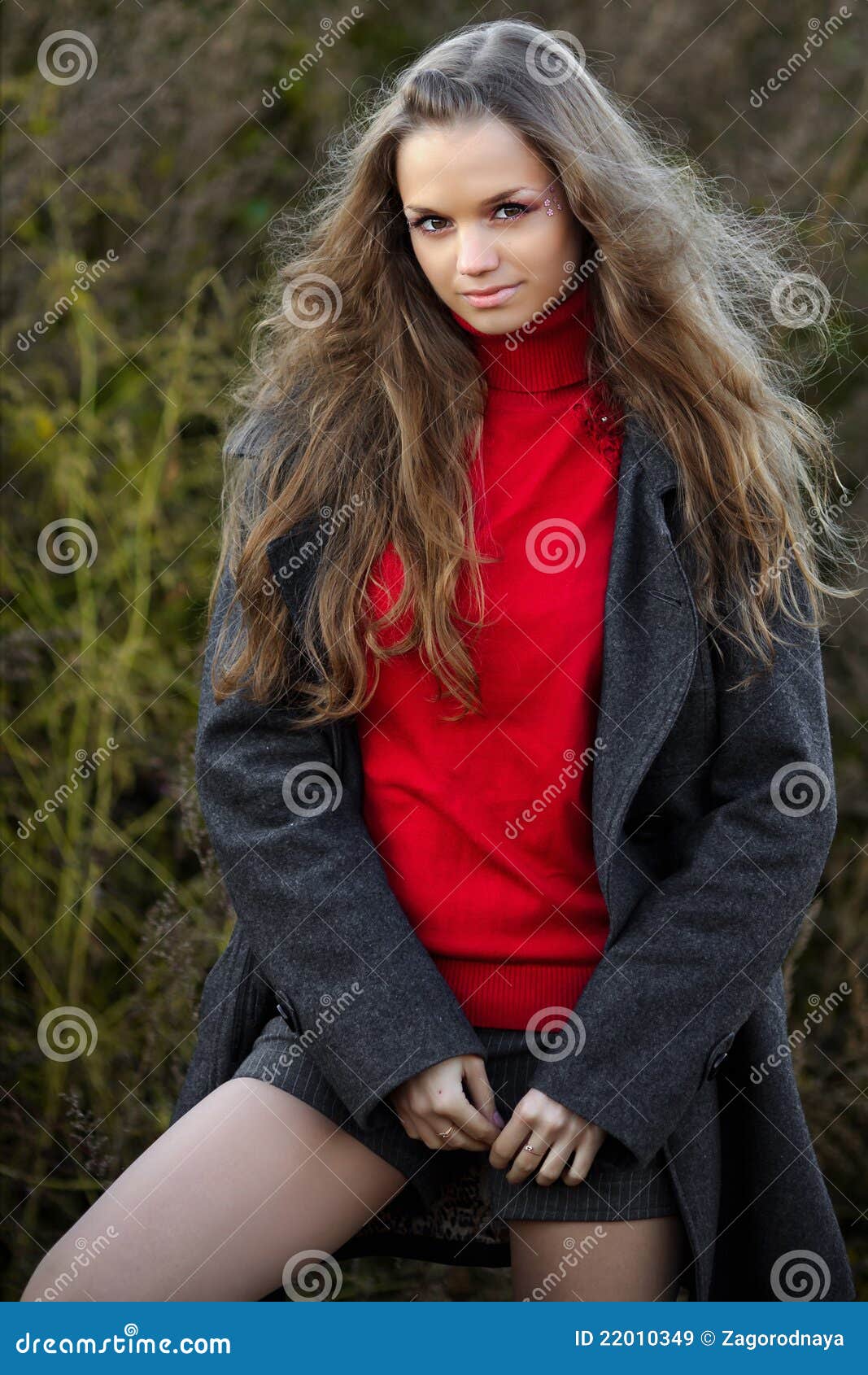 Giovane bella ragazza immagine stock. Immagine di nostalgia - 22010349