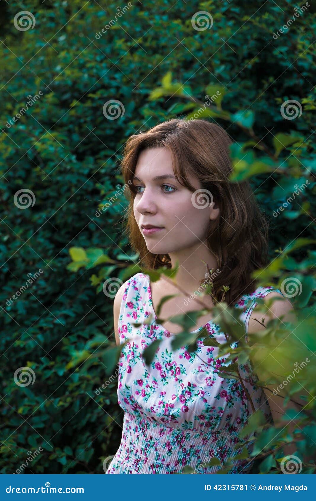 Giovane bella ragazza immagine stock. Immagine di posizione - 42315781