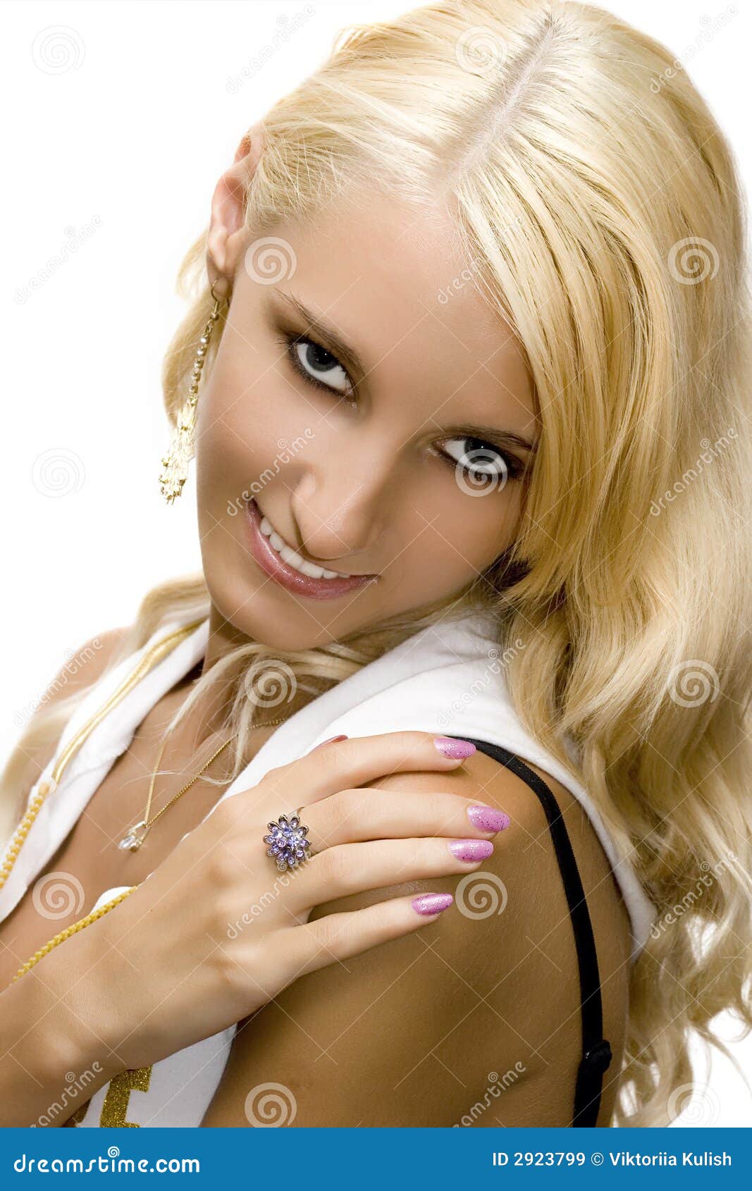 Giovane Bella Ragazza Bionda Immagine Stock - Immagine di estetiche ...