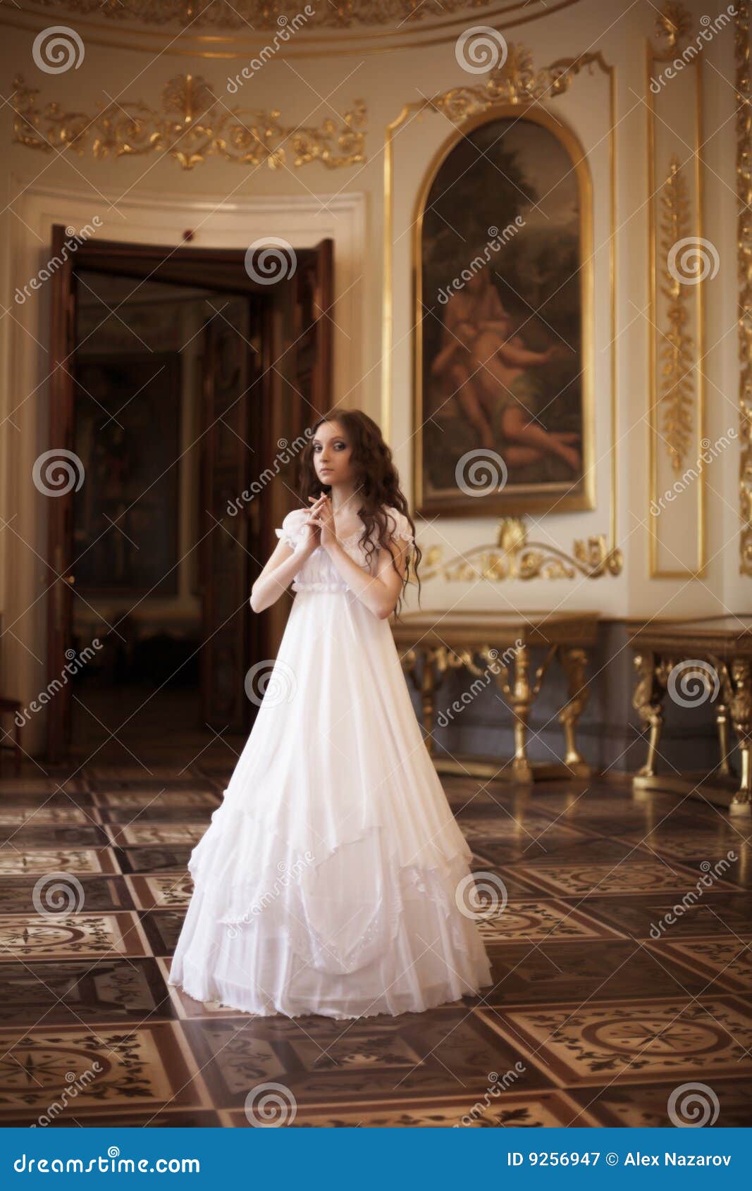 Giovane bella signora immagine stock. Immagine di eleganza - 9256947