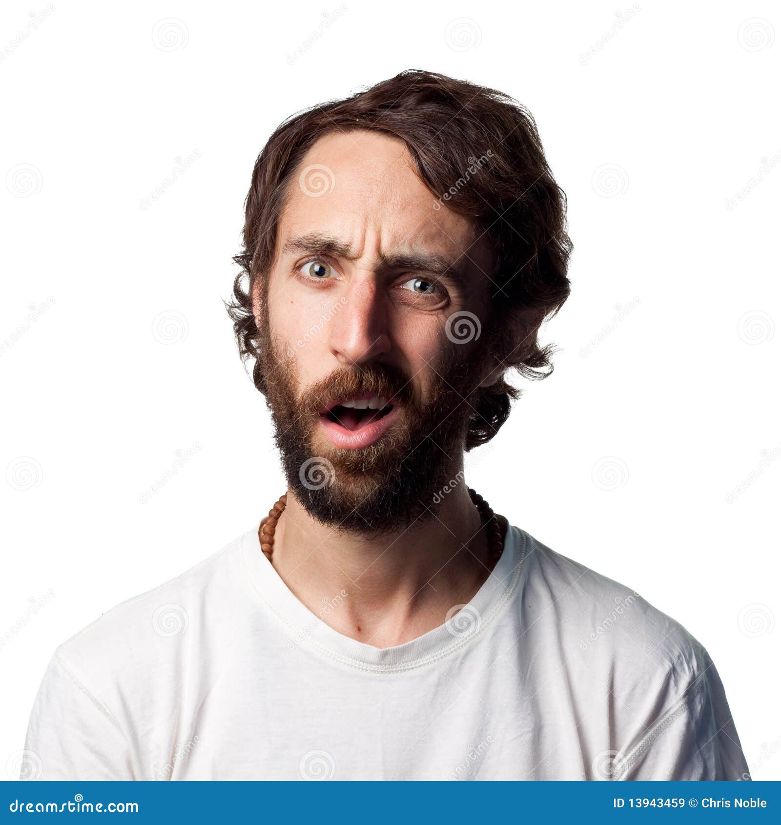 Giovane confuso immagine stock. Immagine di testa, comunicazione - 13943459