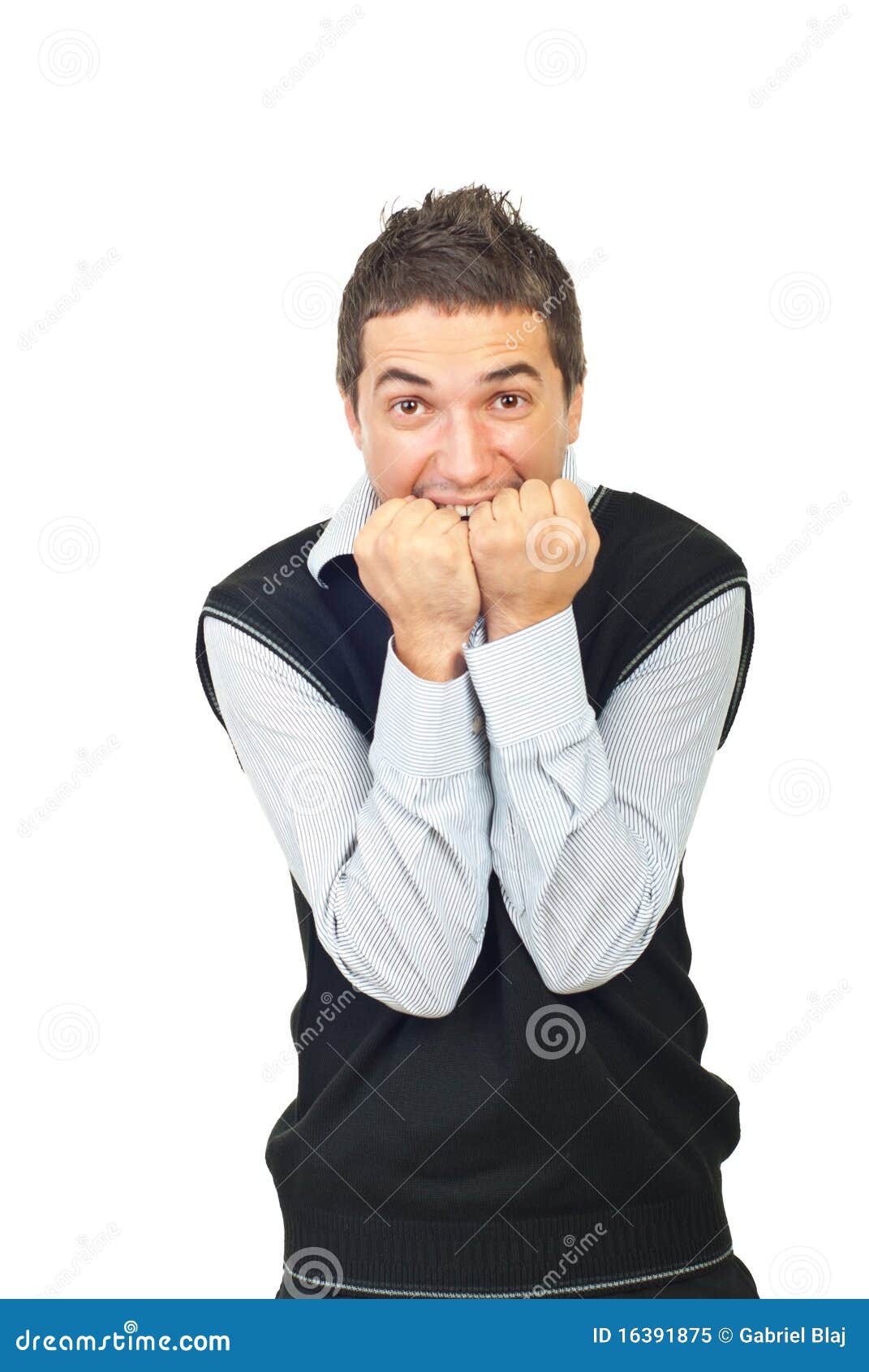 Giovane disperato immagine stock. Immagine di maschio - 16391875